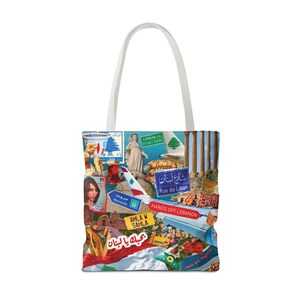 Lebanese Aesthetic Tote Bag - Lebanon Design, Cultural Tote, Middle ...