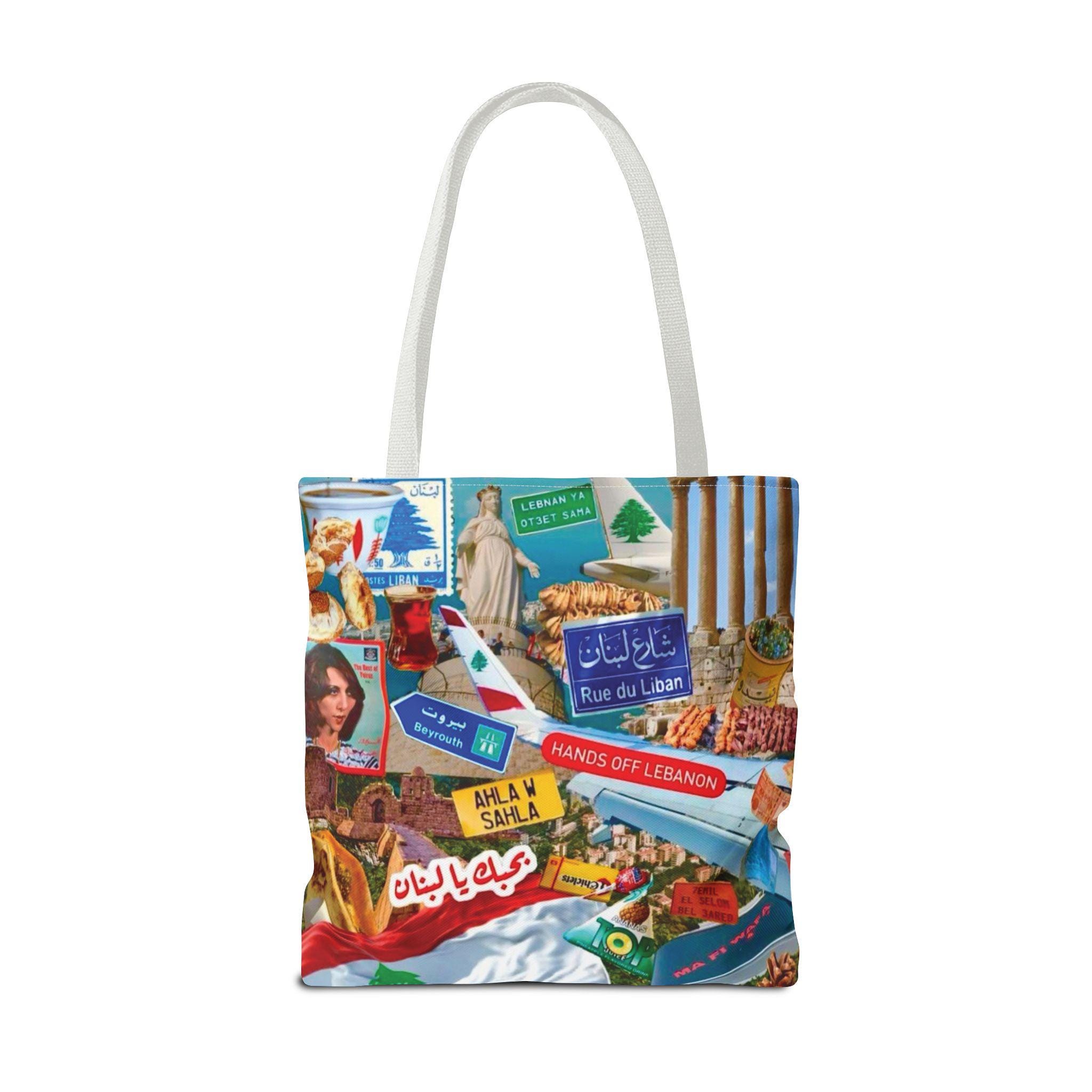 Lebanese Aesthetic Tote Bag - Lebanon Design, Cultural Tote, Middle ...