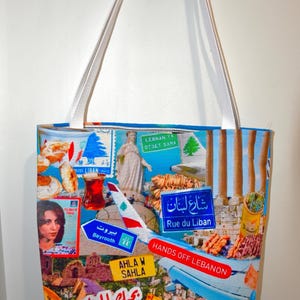 Lebanese Aesthetic Tote Bag - Lebanon Design, Cultural Tote, Middle ...