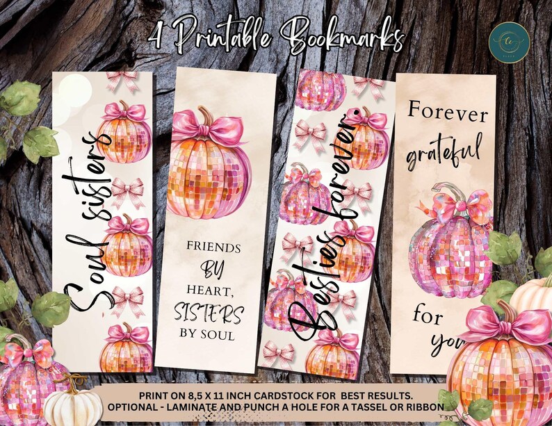Digital Printable Bookmarks for Bestie Besti Digital Bookmark Instant ...