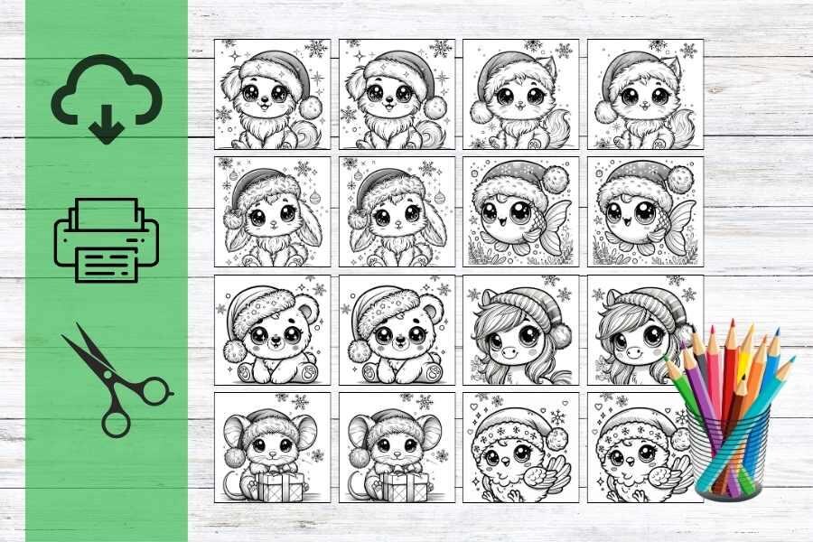 Memory Game for Kids and Adults Animal Matching Game Activity for ...