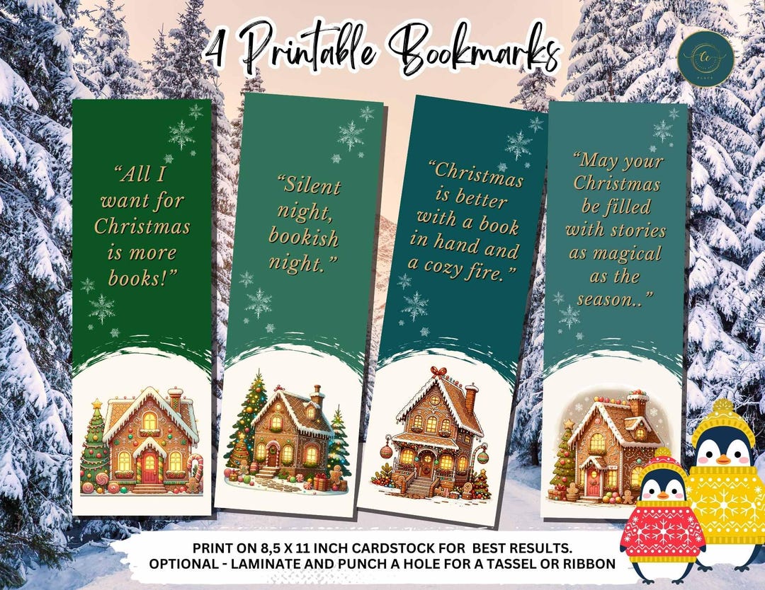 Digital Printable Bookmarks Digital Bookmark Instant Download Bookmark ...