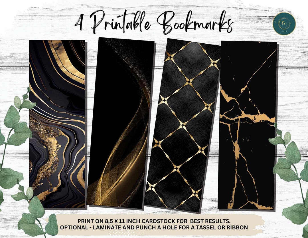 Digital Printable Bookmarks Digital Bookmark Instant Download Bookmark ...
