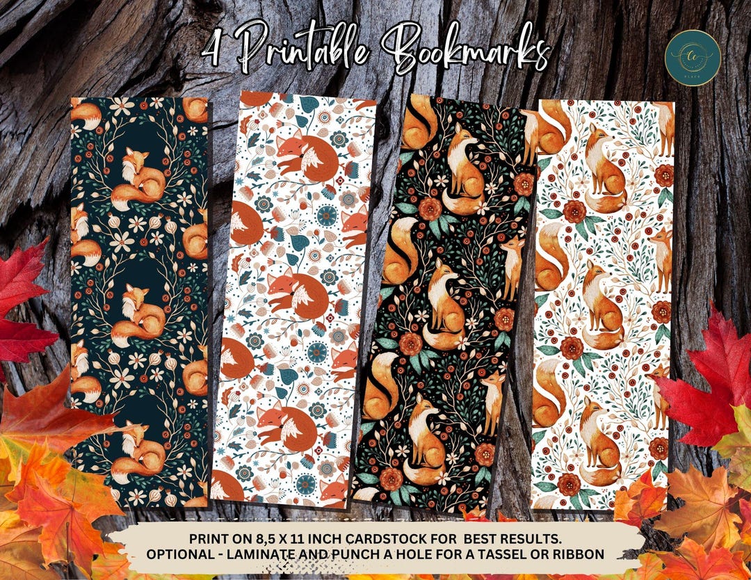 Digital Printable Bookmarks Digital Bookmark Instant Download Bookmark ...