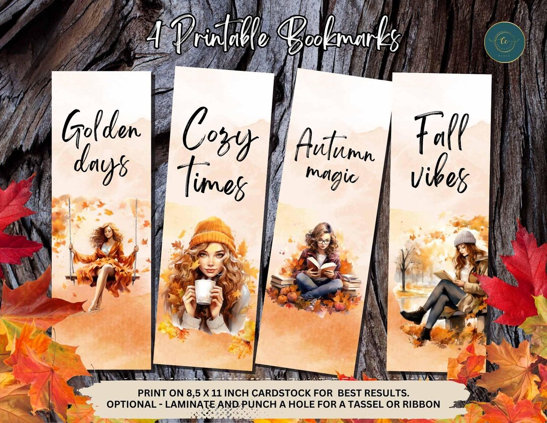 Digital Printable Bookmarks Digital Bookmark Instant Download Bookmark ...