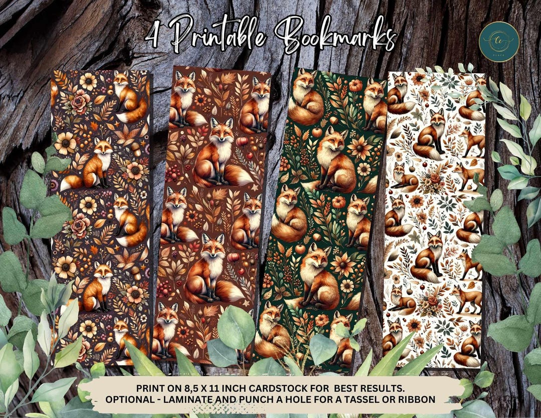 Digital Printable Bookmarks Digital Bookmark Instant Download Bookmark ...