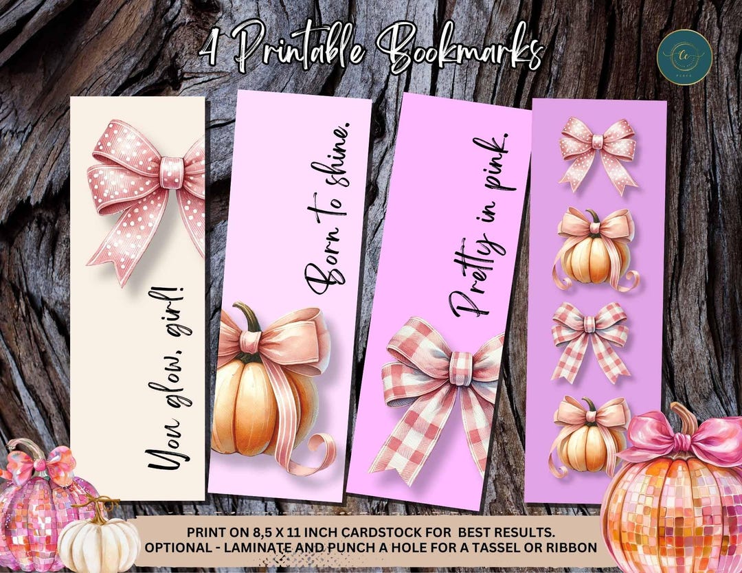 Digital Printable Bookmarks Digital Bookmark Instant Download Bookmark ...