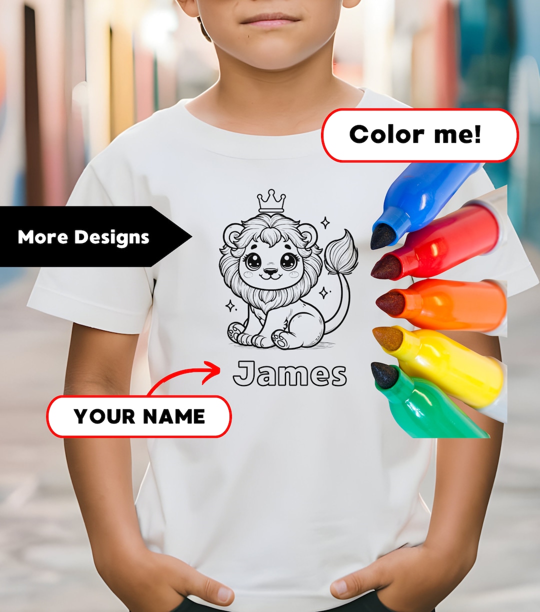 Custom Kids Shirt Custom Name Personalized Shirt Colour in Activity ...
