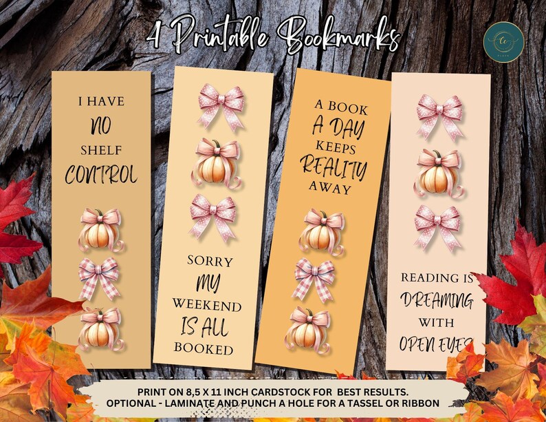 Digital Printable Bookmarks Digital Bookmark Instant Download Bookmark ...