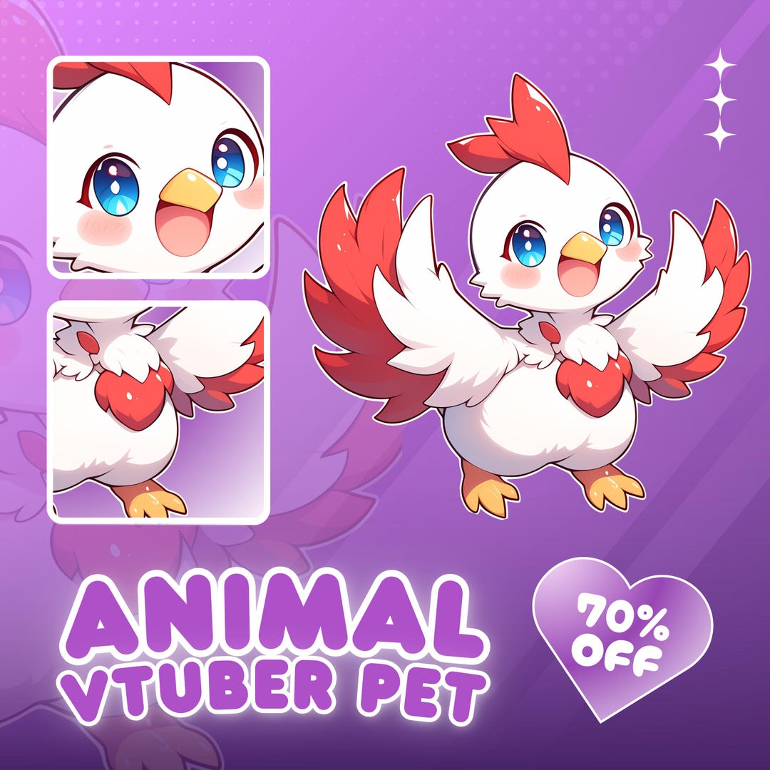 Pet Vtuber Model | Animal Vtuber Pet | Vtuber Commission | Vtuber Pet ...