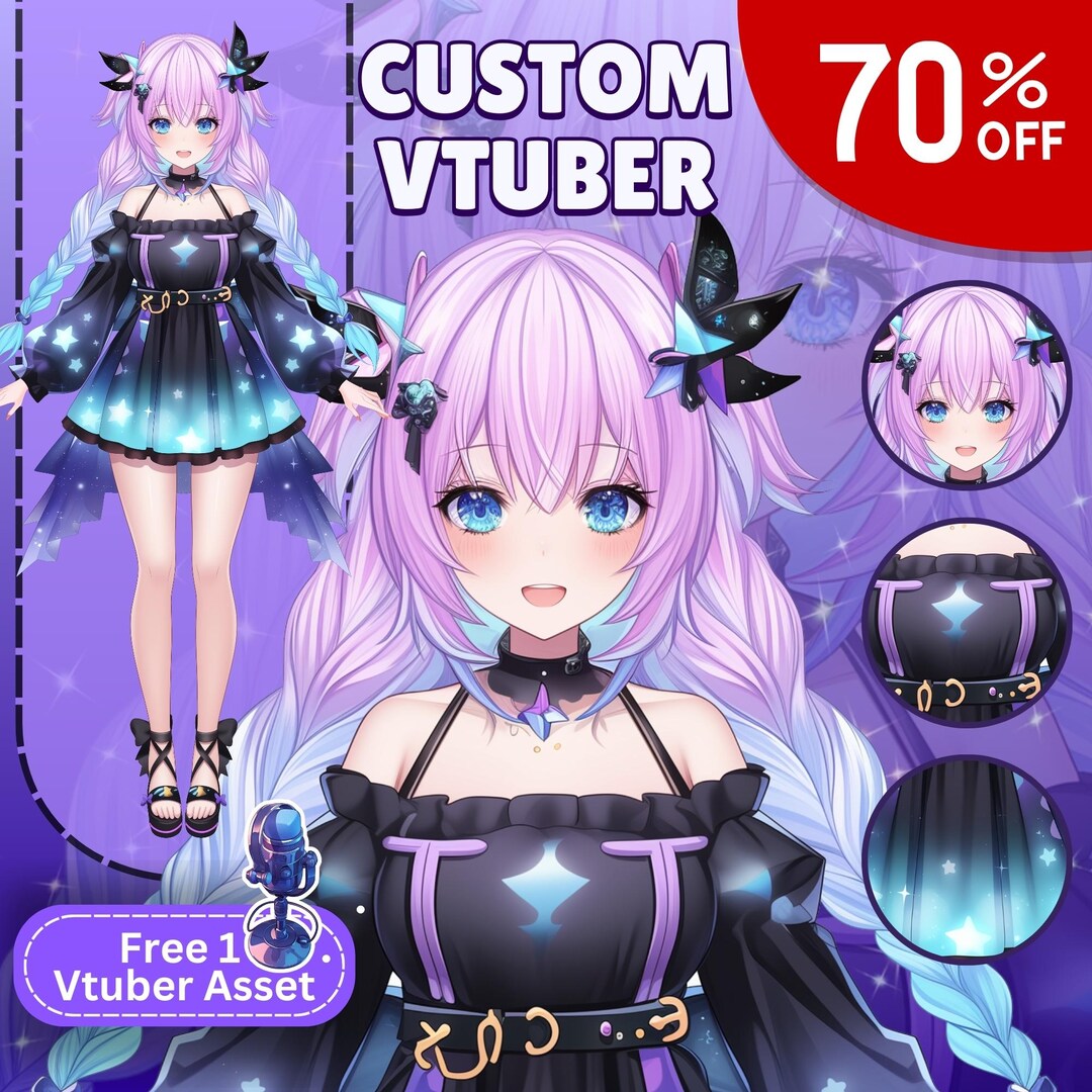 Live2d Vtuber Custom Custom Vtuber Model Vtuber Commission Vtuber ...