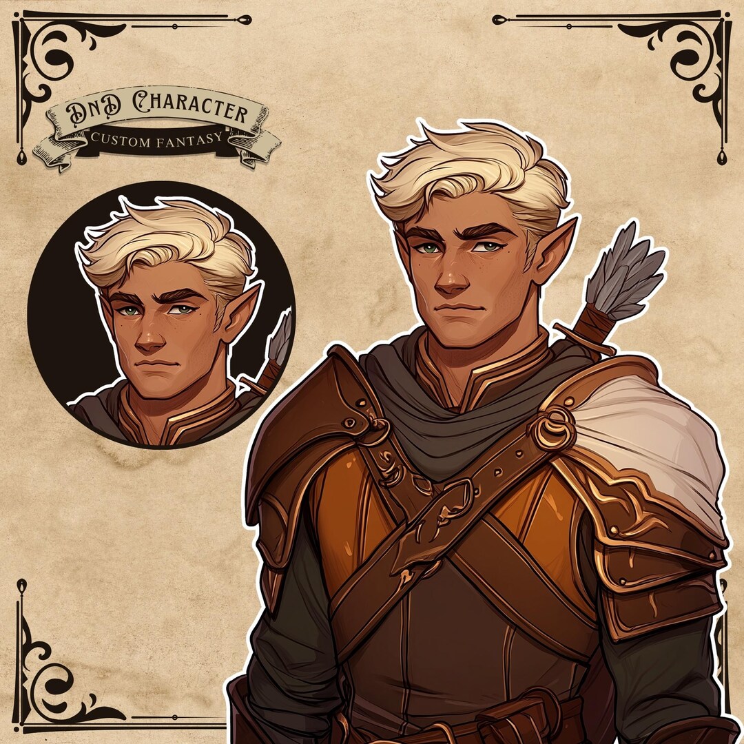 CUSTOM DND Character, Dnd Character Commission,dungeons and Dragons,dnd ...
