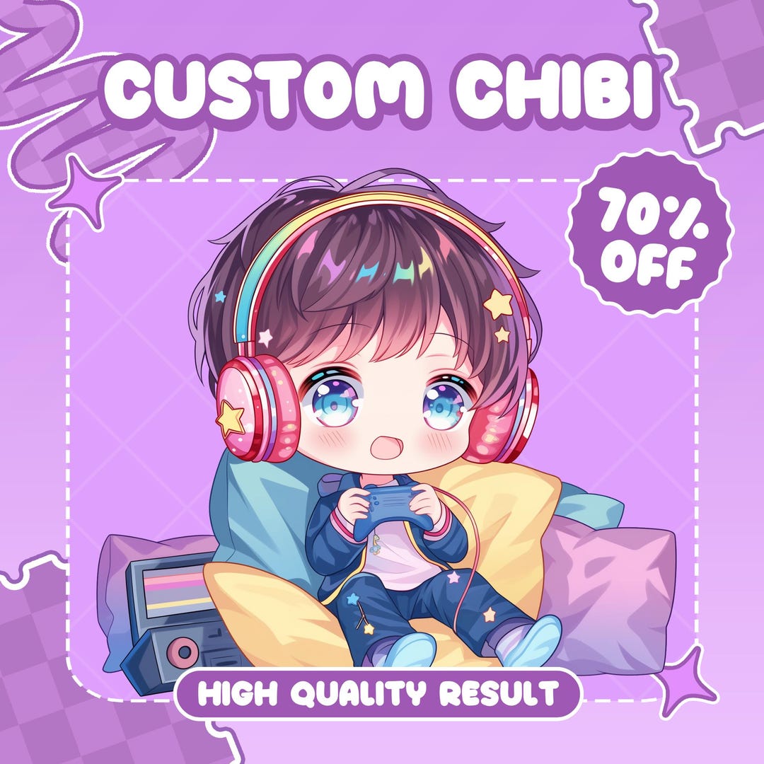 Chibi Character | Chibi Design | Chibi Pfp | Cute Chibi Commission ...