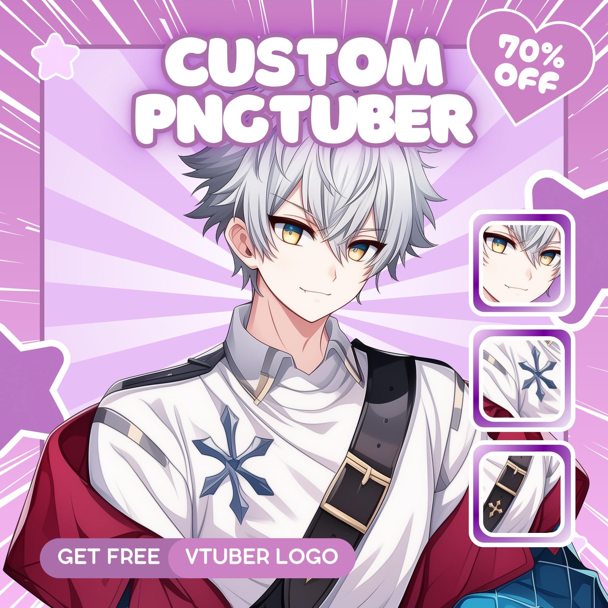 Custom Pngtuber Pngtuber Character Pngtuber Design Pngtuber Live2d ...