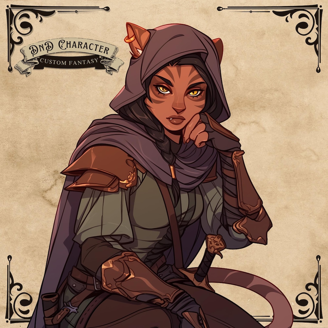 Custom Dnd Character | Custom Fantasy Character | RPG Character ...