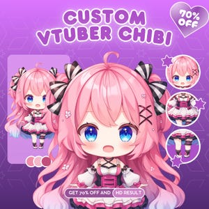 Custom Vtuber, Chibi Vtuber, Custom Chibi Vtuber, Vtuber, Chibi, Live2d ...