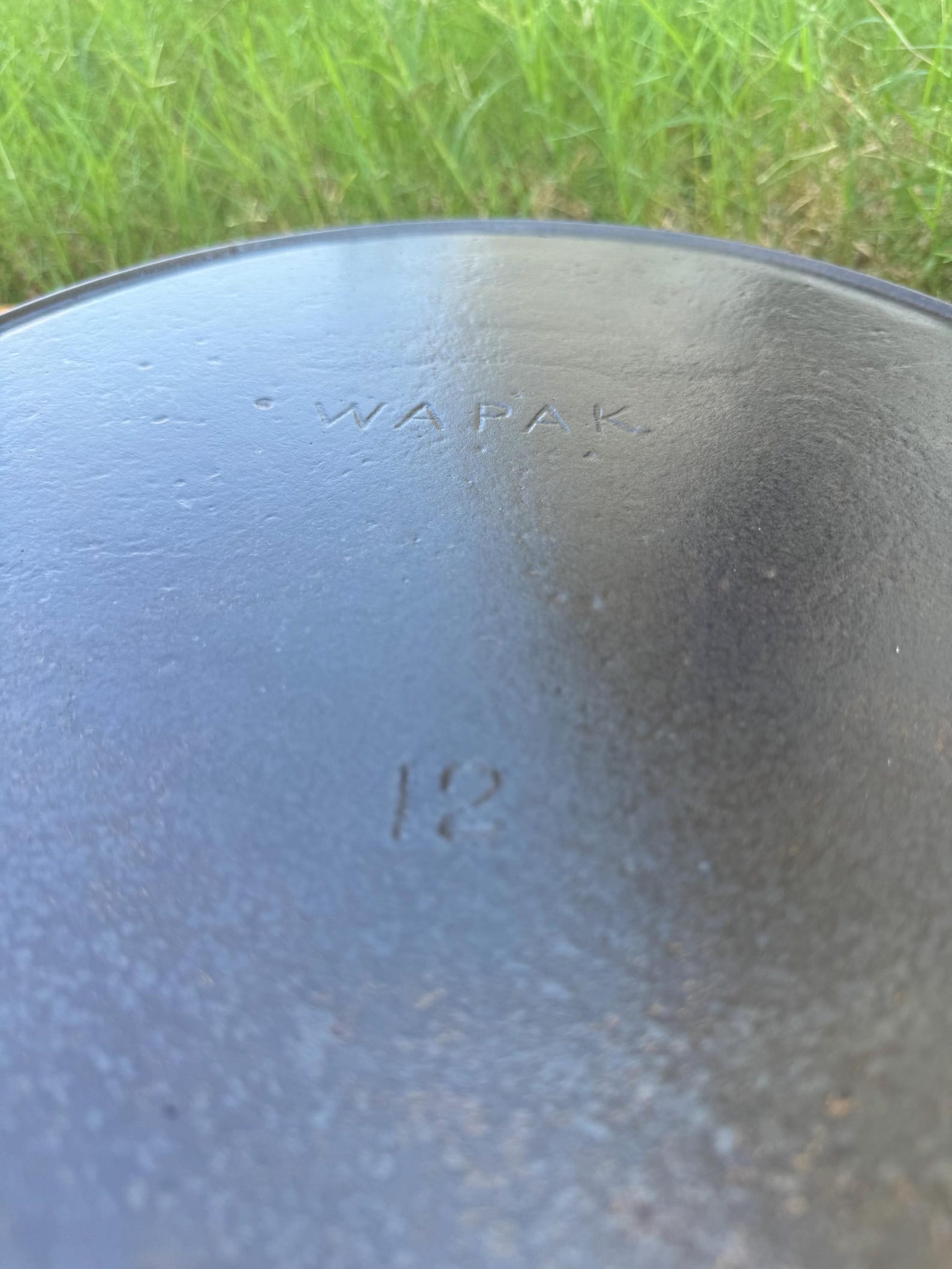 Wapak 12 Vintage Cast Iron Skillet - Etsy