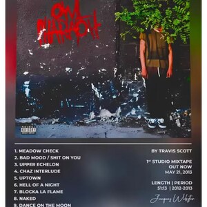 Wall Prints for Living Room Home Decor: Travis Scott Rodeo/astroworld ...