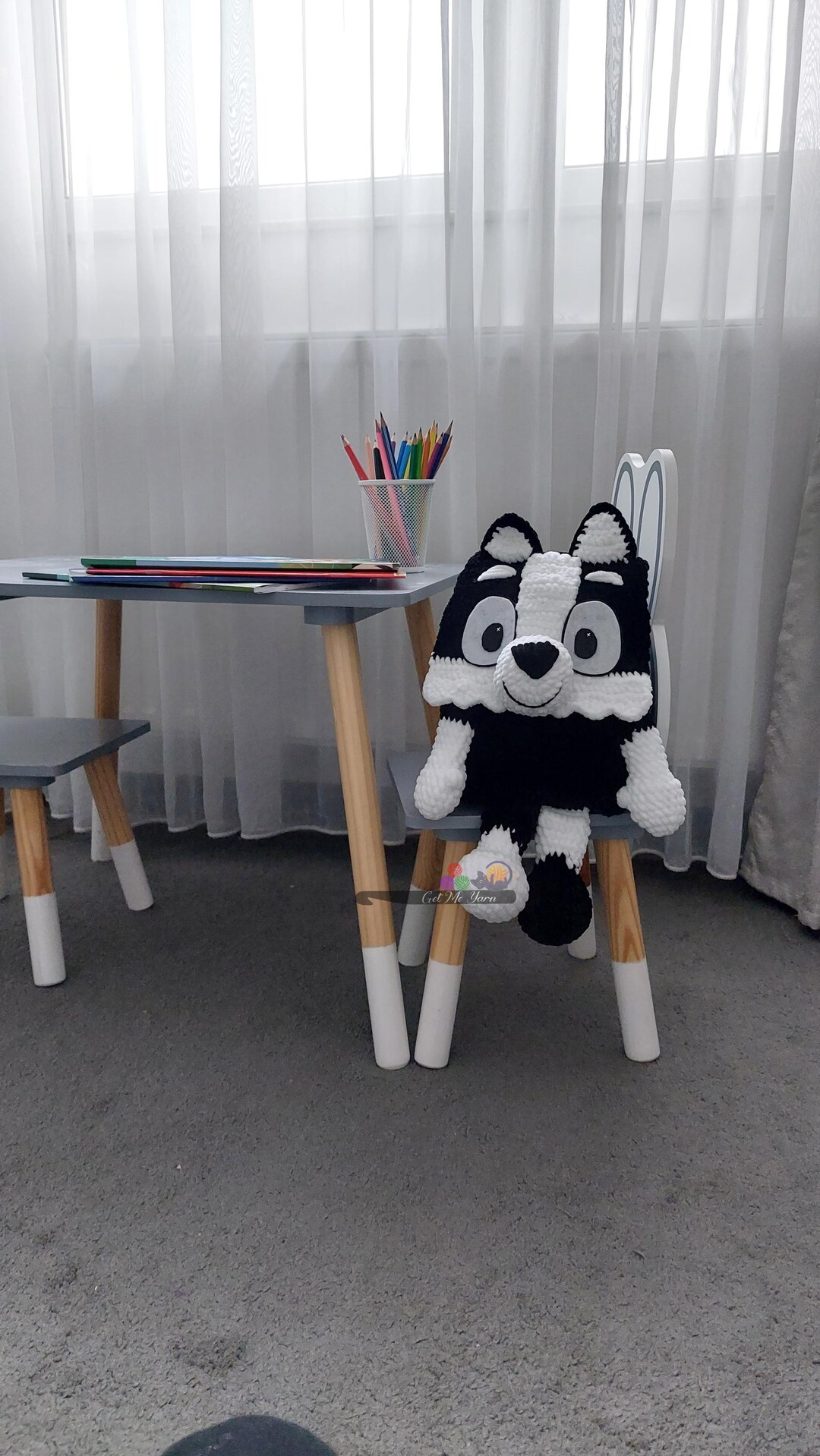 Border Collie Set: Plushie + Backpack - Etsy