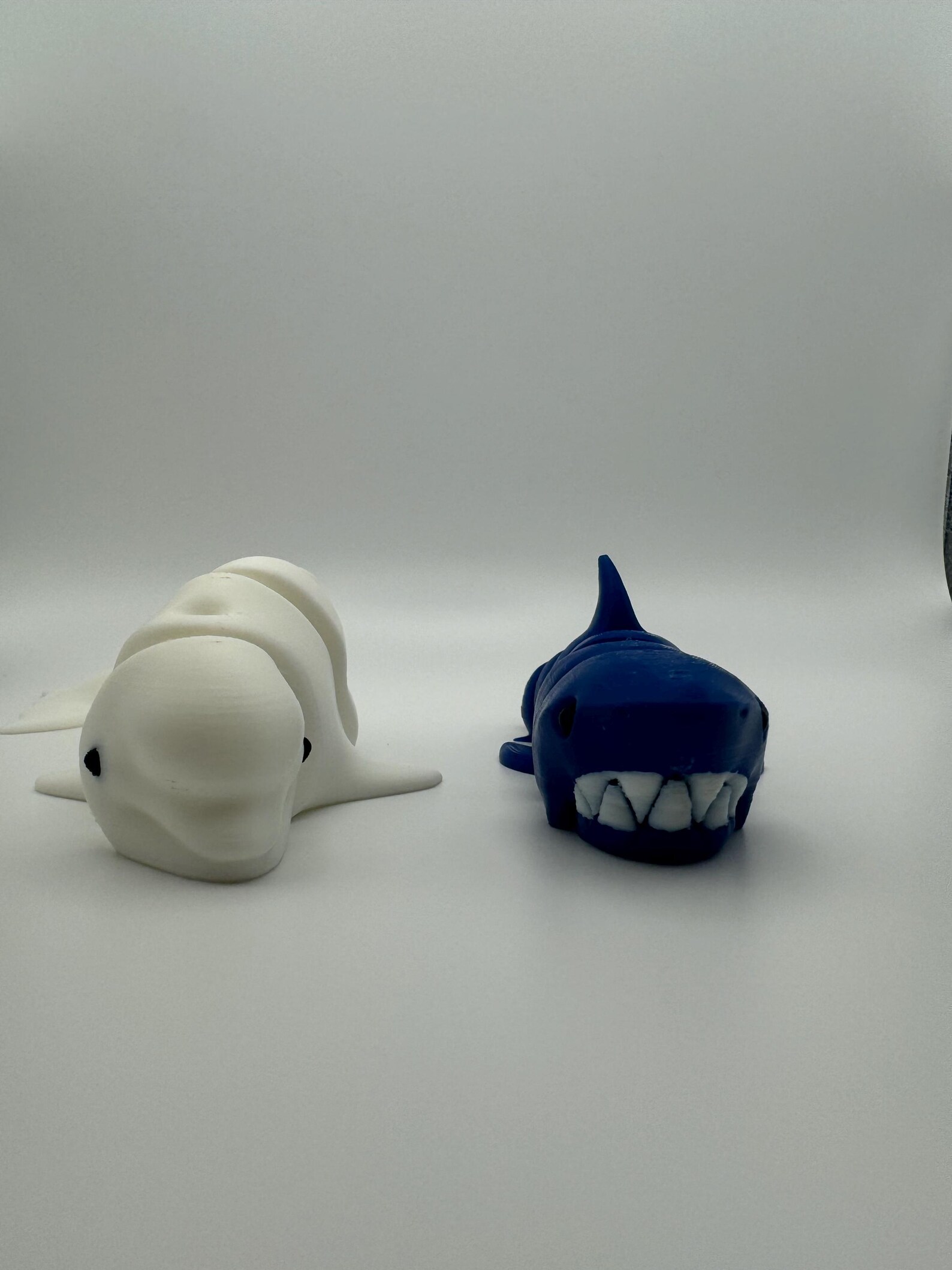 3D Printed Sea Creature Set | Beluga Whale, Shark & Octopus Party ...