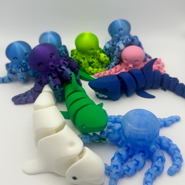 Bloop Sea Monster Toy - Etsy