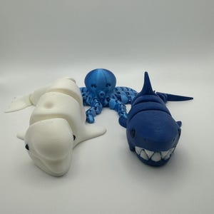 Sea Creatures 3D Printed Toys - Etsy