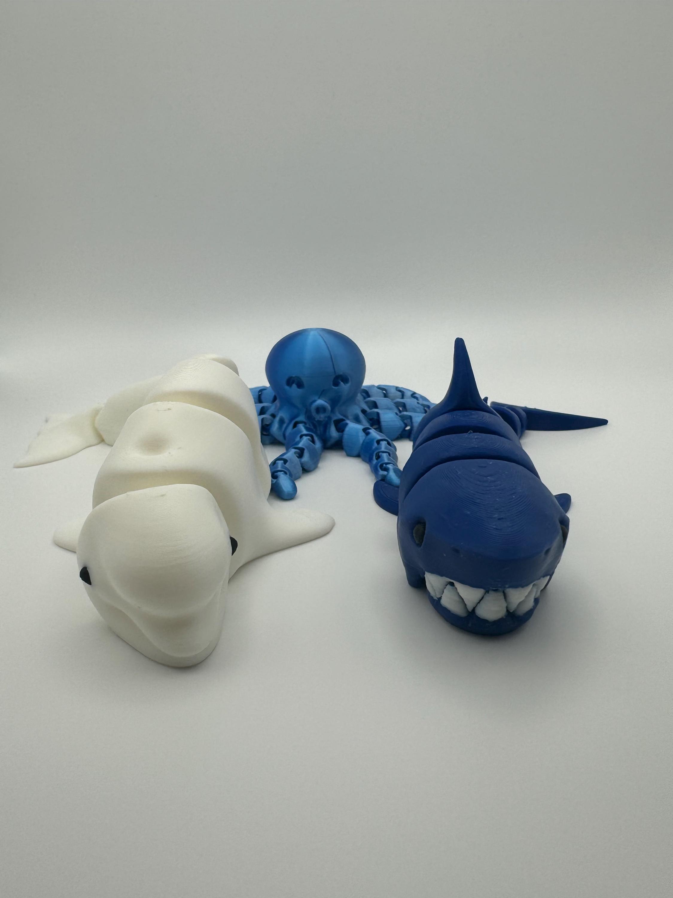Sea Creatures 3D Printed Toys - Etsy