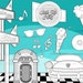 Sock Hop Coloring Png, Sock Hop Png, 50's Retro Diner Png, Coloring ...