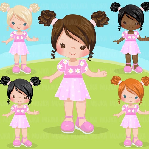 Pink Lemonade Stand Clipart Cute Spring Summer Birthday Etsy
