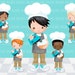 Baking Clipart, Cute Baker Boy Characters, Kitchen Chores, Baking Party ...