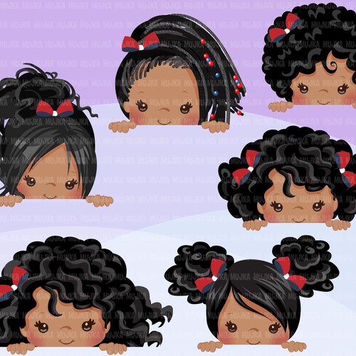 Peeking Girls Clipart. Kids Peeking Sublimation Designs Clip | Etsy