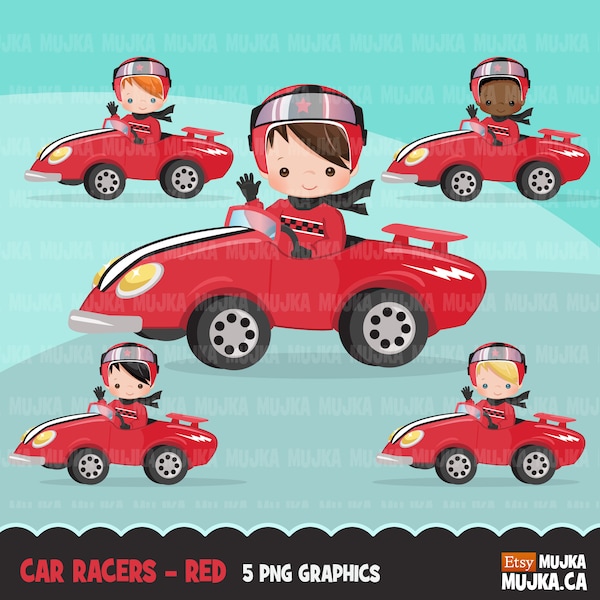 Race Cars Clip Art - Etsy