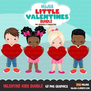 Valentine Clipart BUNDLE Valentine's Day Best Friend - Etsy