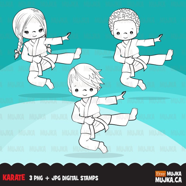 Martial Arts Clipart - Etsy