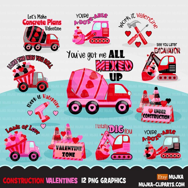 Construction Valentine - Etsy