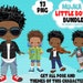 Black Boy Png Bundle, Black Boy Magic, Black Boy Art, Little Boy ...