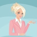 Business Owner, Shop Owner Avatar Design. Blonde Character Graphics ...