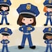 Cops, Police Officer Clipart, Little Girl Clipart Graphics ...