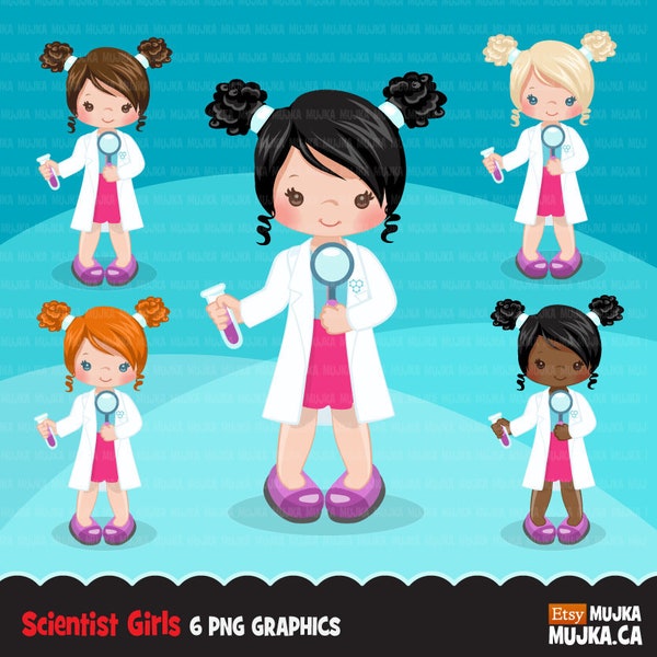 Mad Scientist Clipart - Etsy