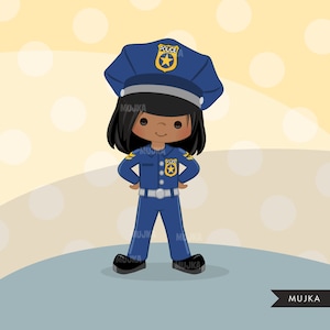 Cops, Police Officer Clipart, Little Girl Clipart Graphics ...