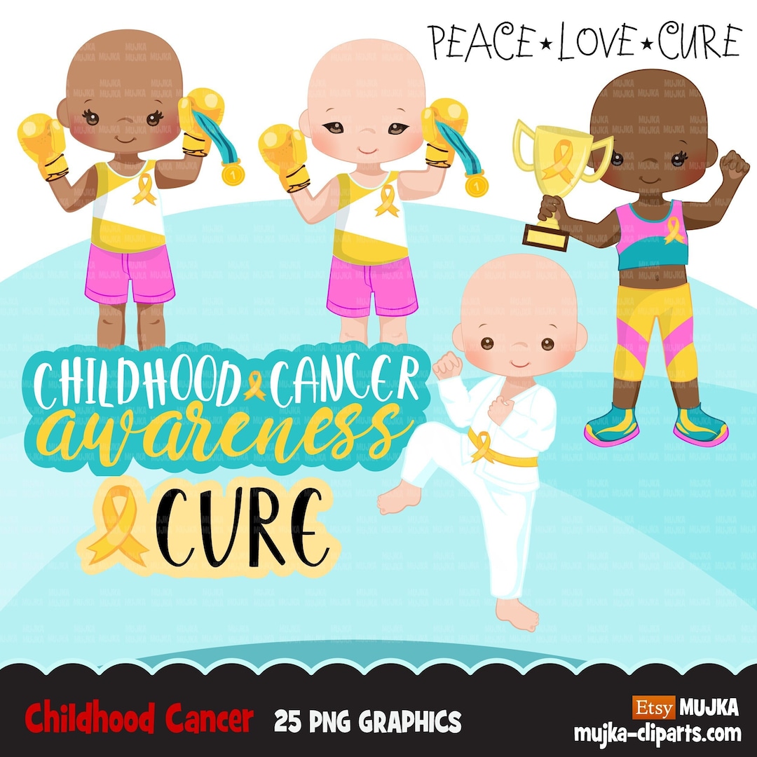 Childhood Cancer Clipart, Cancer Awareness Png, Yellow Ribbon ...