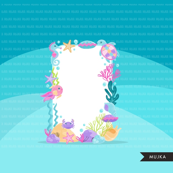 Underwater Border Clipart