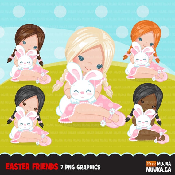 Easter png, easter bunny Clipart, Cute spring clipart, easter egg hunt ...