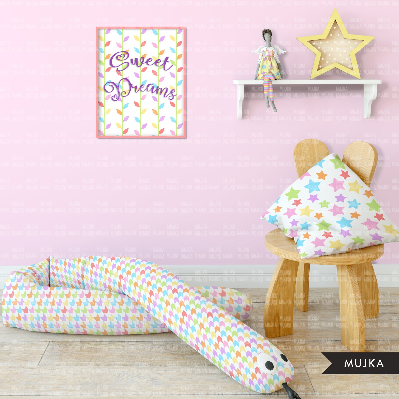 Rainbow Digital Papers Seamless Pastel Rainbow Pattern | Etsy