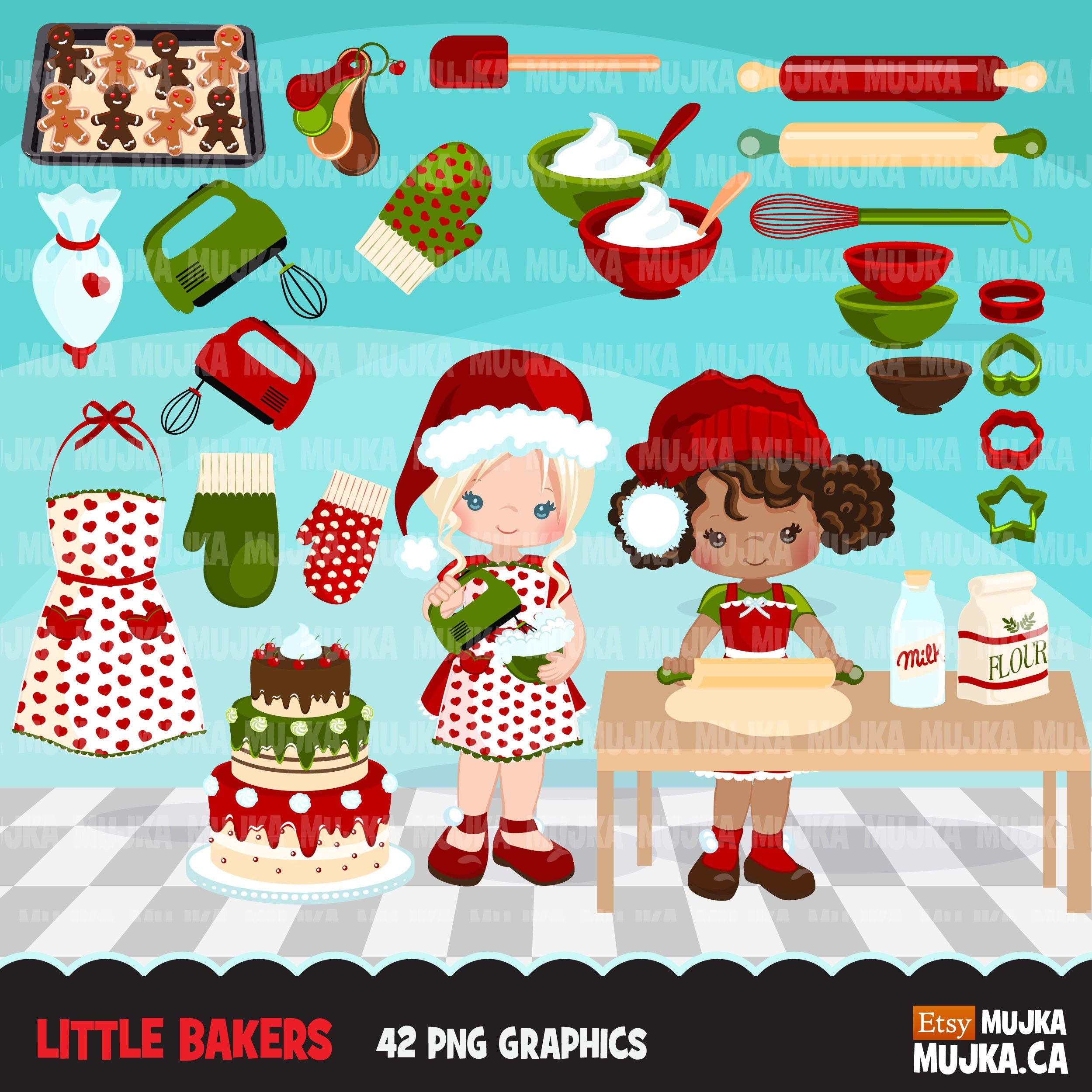 Chief Cook Girl Clipart Christmas