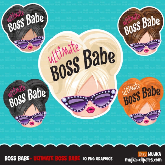 Boss babe clipart, ultimate boss babe png, sublimation designs digital ...