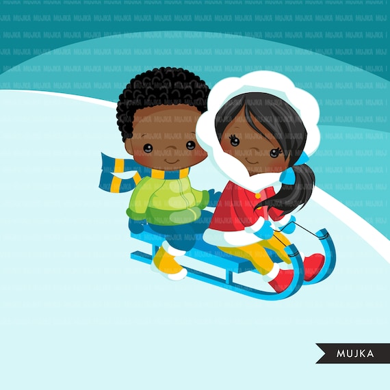Snow Sled Clipart