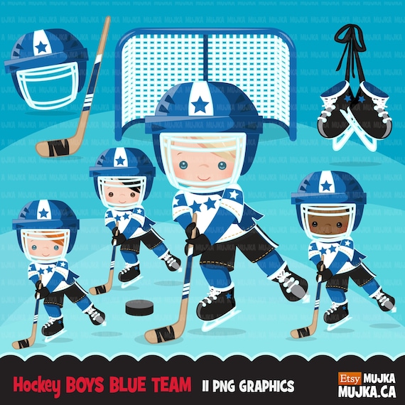 Kid Hockey Player Clipart
