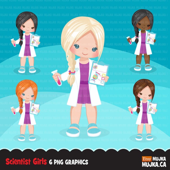 Child Scientist Clipart