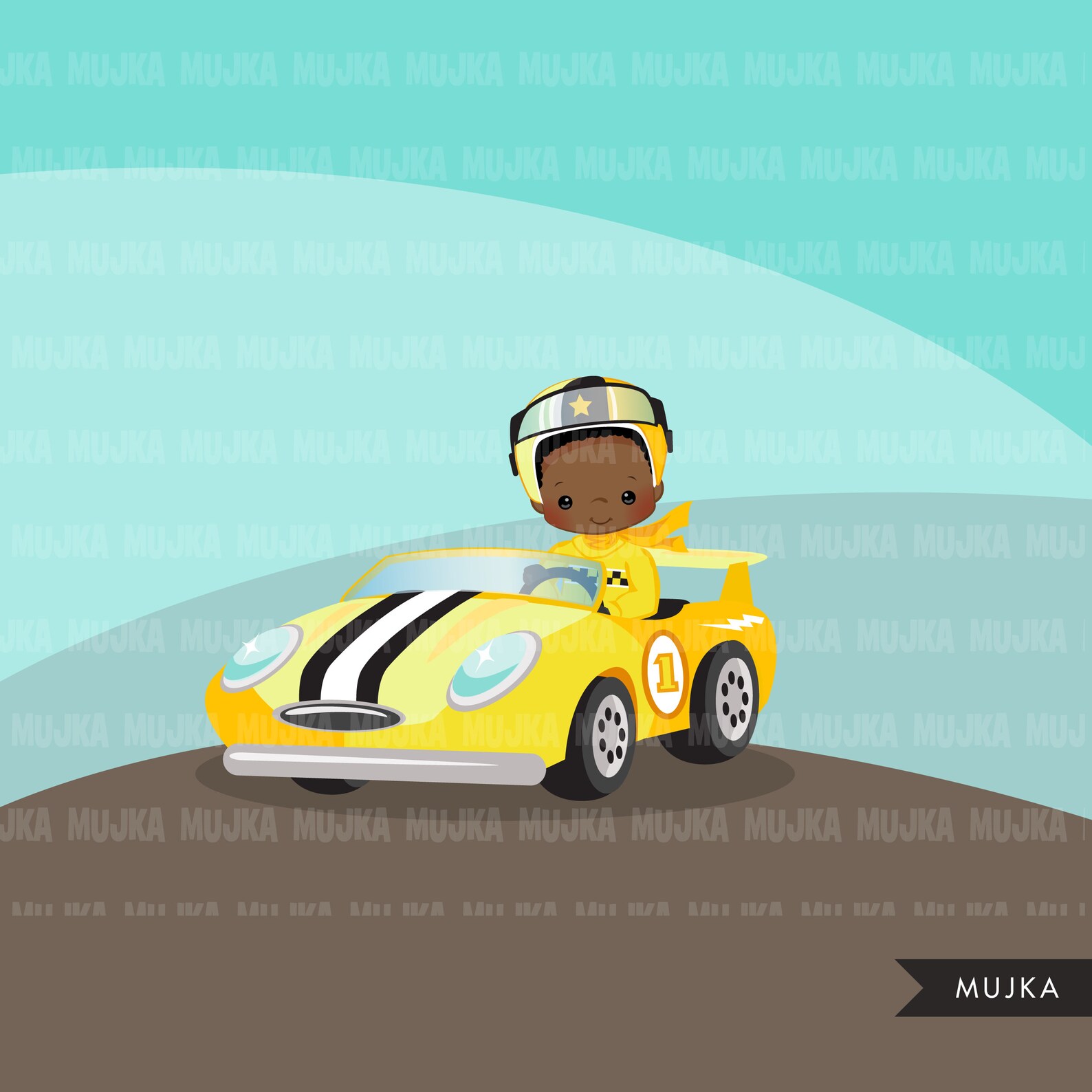 Car Racing Clipart Race Car Driver Formula 1 Graphics Boys - Etsy